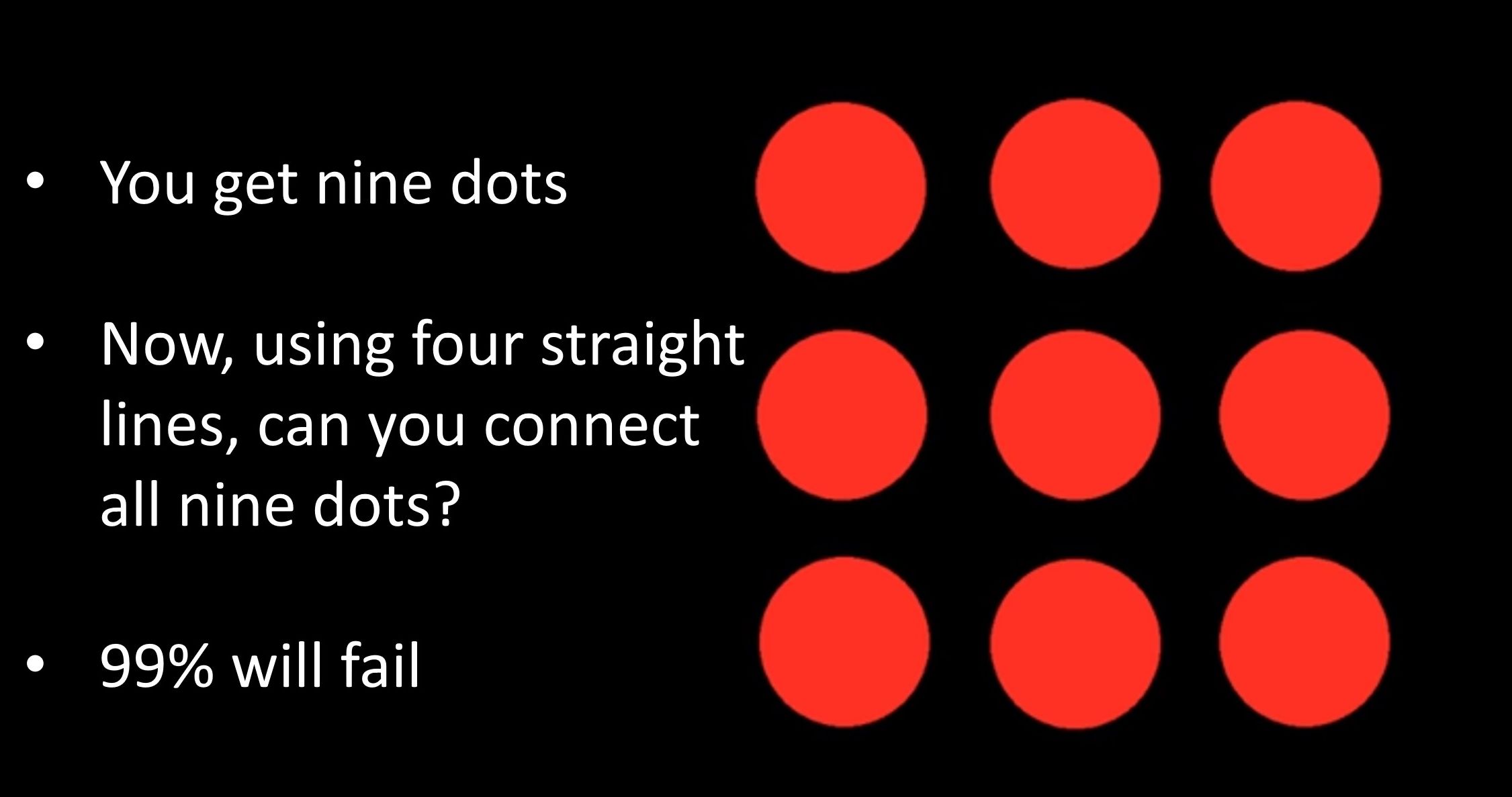 Can You Connect ALL The Dots Using Four Straight Lines Playbuzz