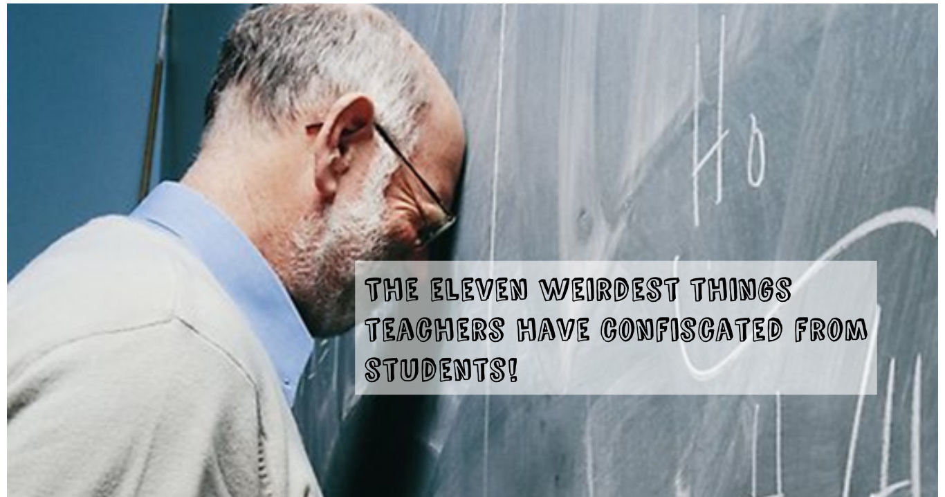 The Eleven Weirdest Things Teachers Have Confiscated From Students-Some ...