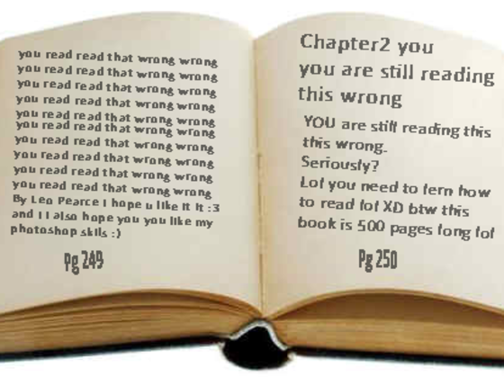 You Just Read This Wrong