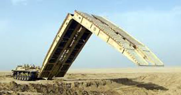 M60 AVLB Armored Vehicle Launched Bridge & Demonstrate Bridging ...